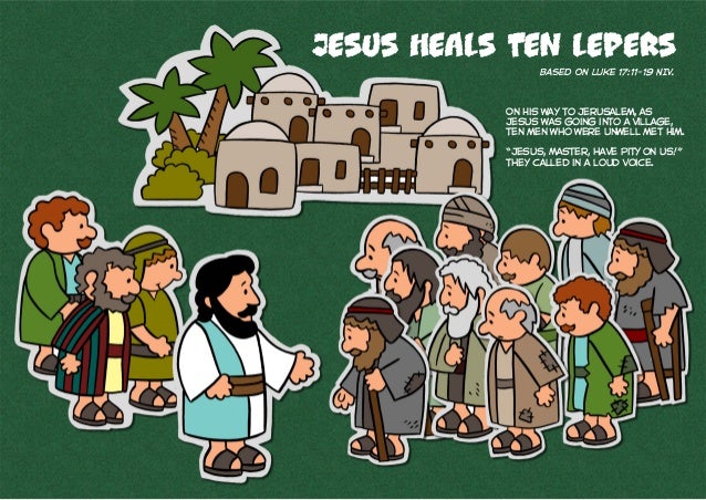 Jesus Heals Ten Lepers Visual About Sunday School