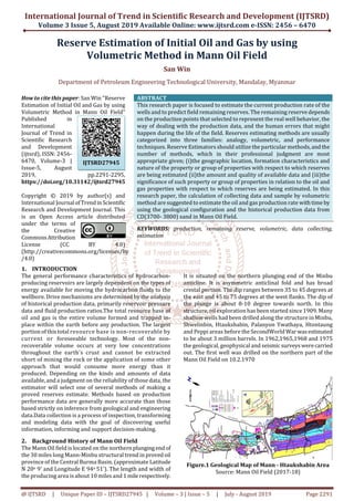 Reserve Estimation of Initial Oil and Gas by using Volumetric Method in Mann Oil Field | PDF