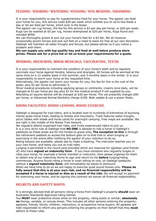 agistment contract | PDF