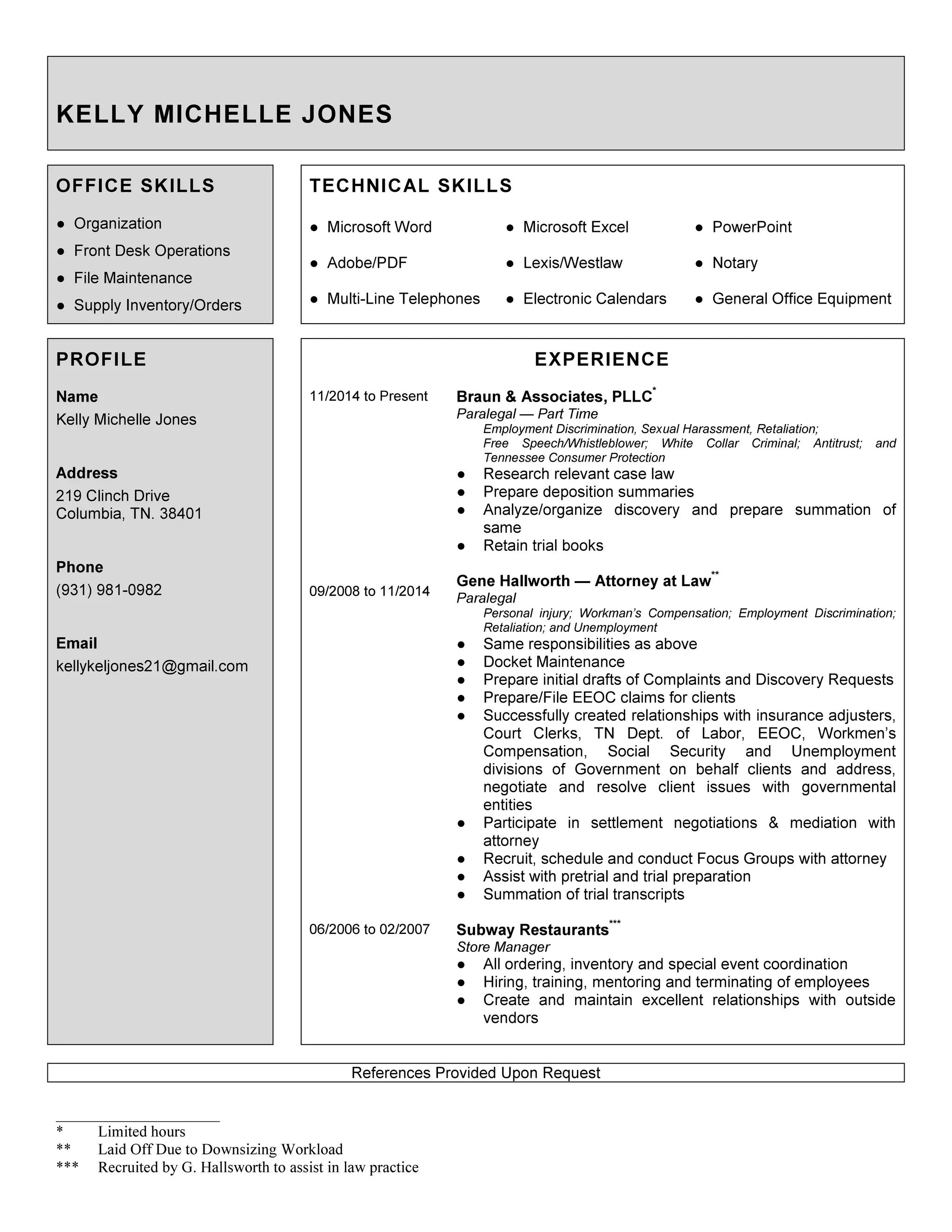 Jones Resume | PDF