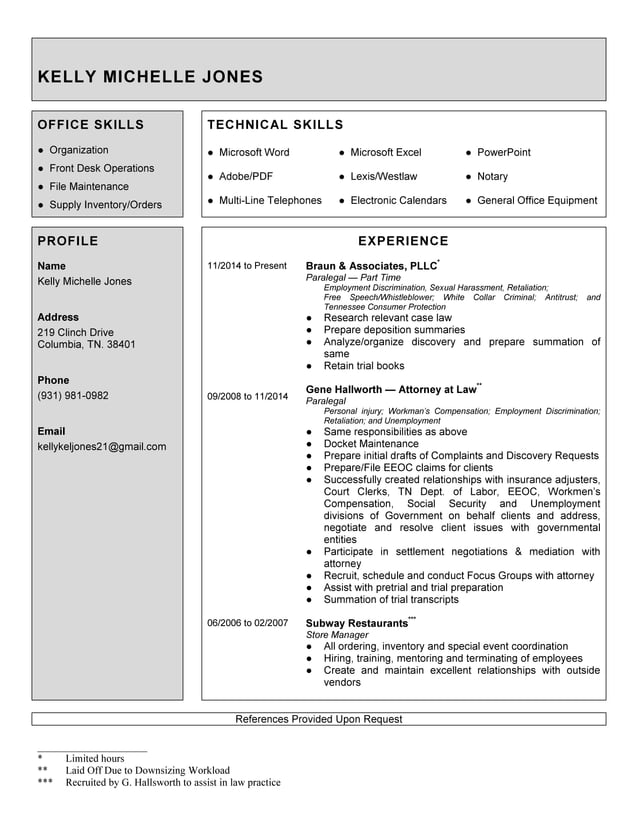 Jones Resume | PDF