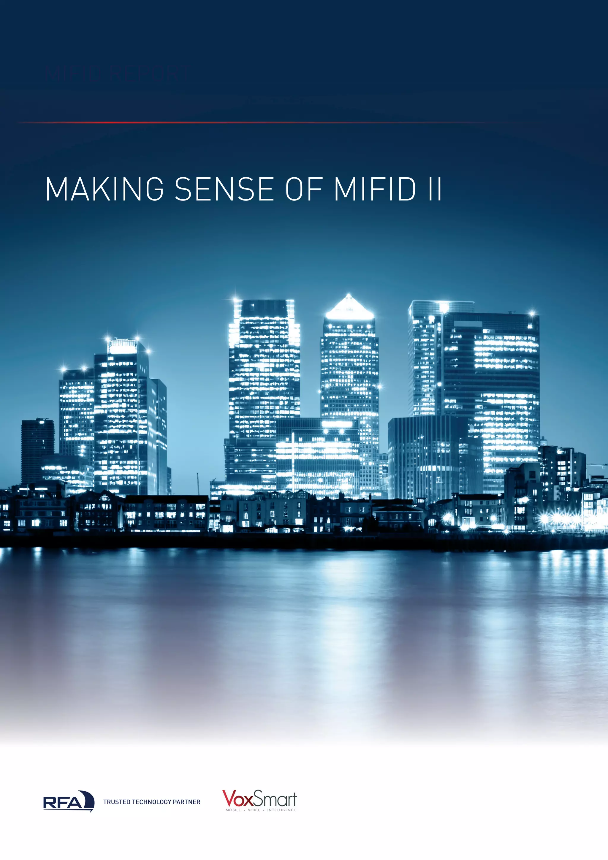 MiFID II Report | PDF