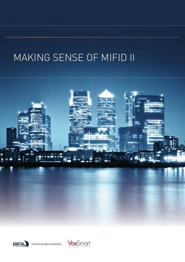 Mifid Ii Report