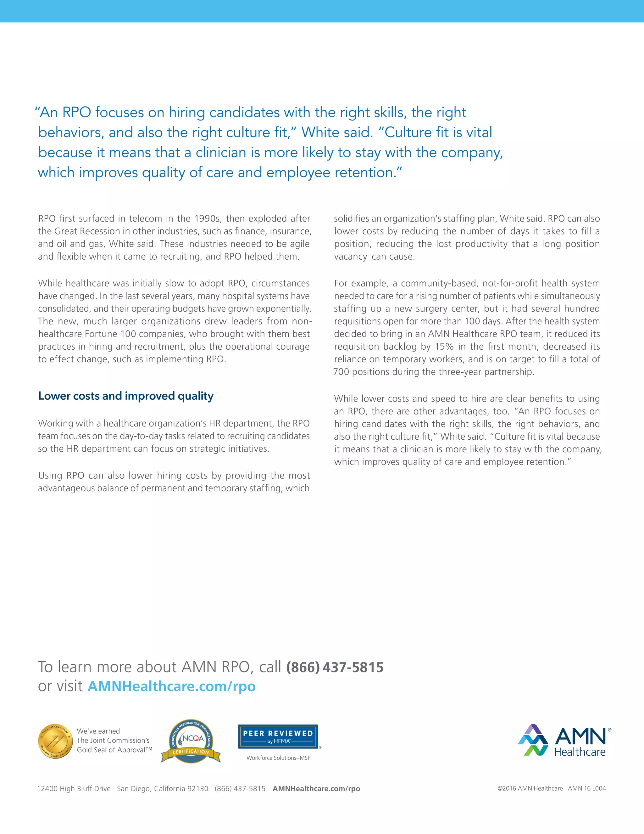 AMN 16 L004_RPO Helping Health Orgs | PDF