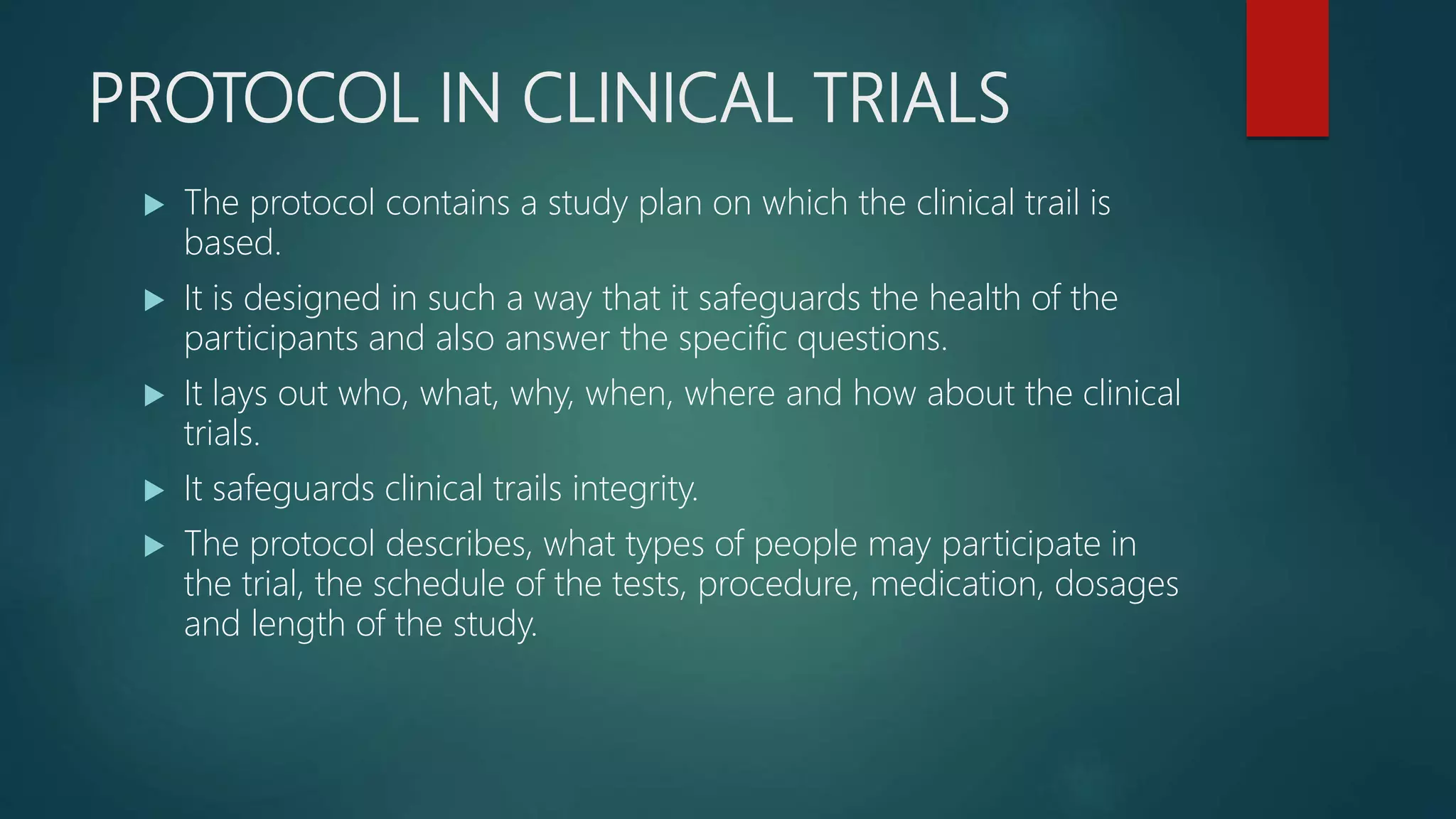 Protocol and CRF in clinical trials.pptx
