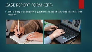 Protocol and CRF in clinical trials.pptx