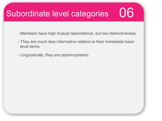 446 cognitive categories | PPT