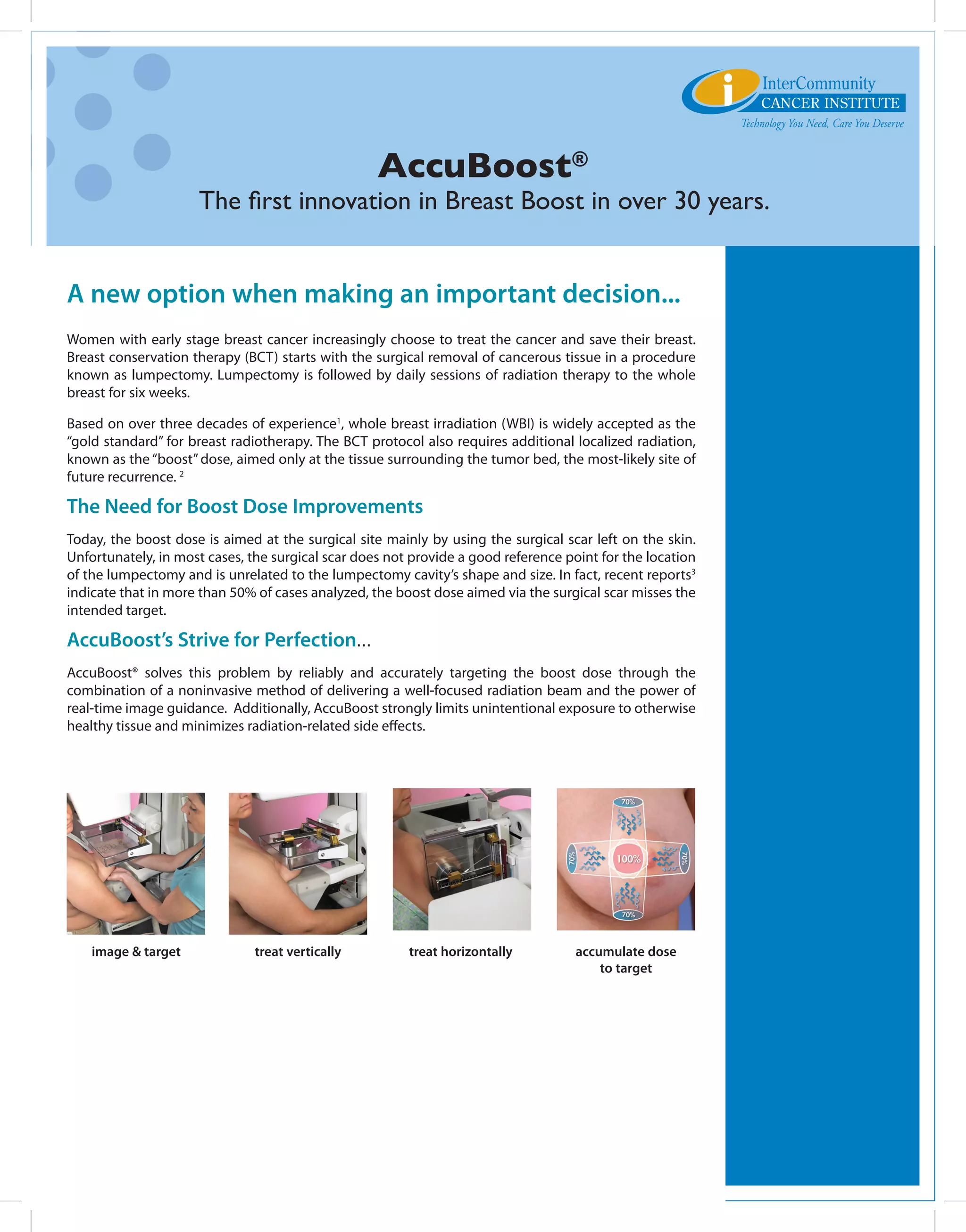 AccuBoost Targeted Breast Cancer Treatment | PDF