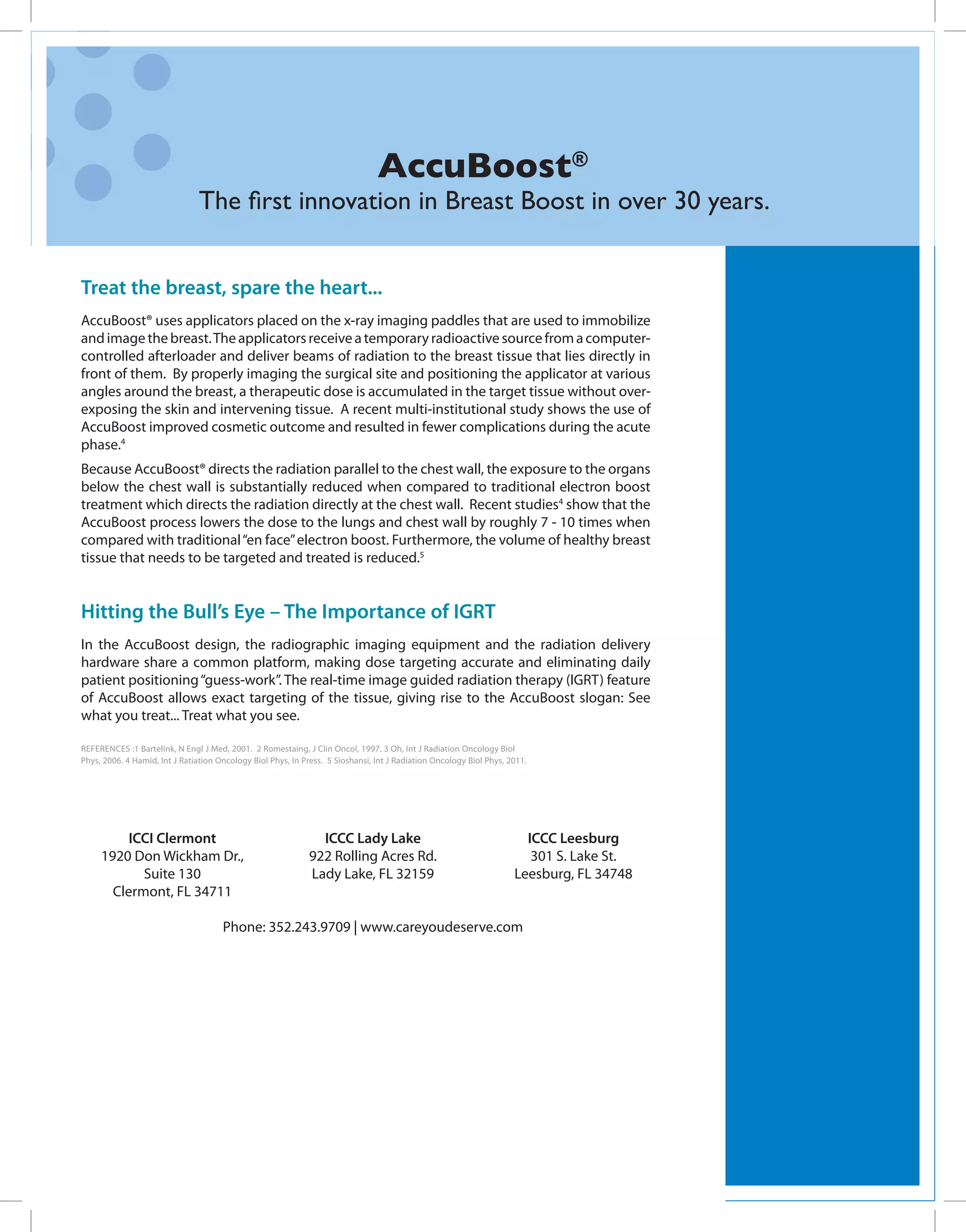 AccuBoost Targeted Breast Cancer Treatment | PDF