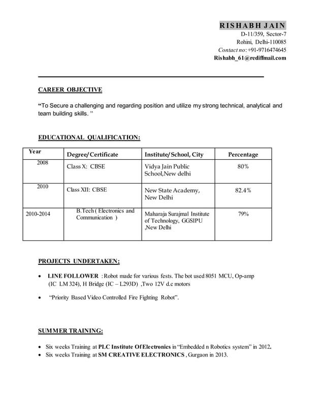 RJ RESUME | PDF