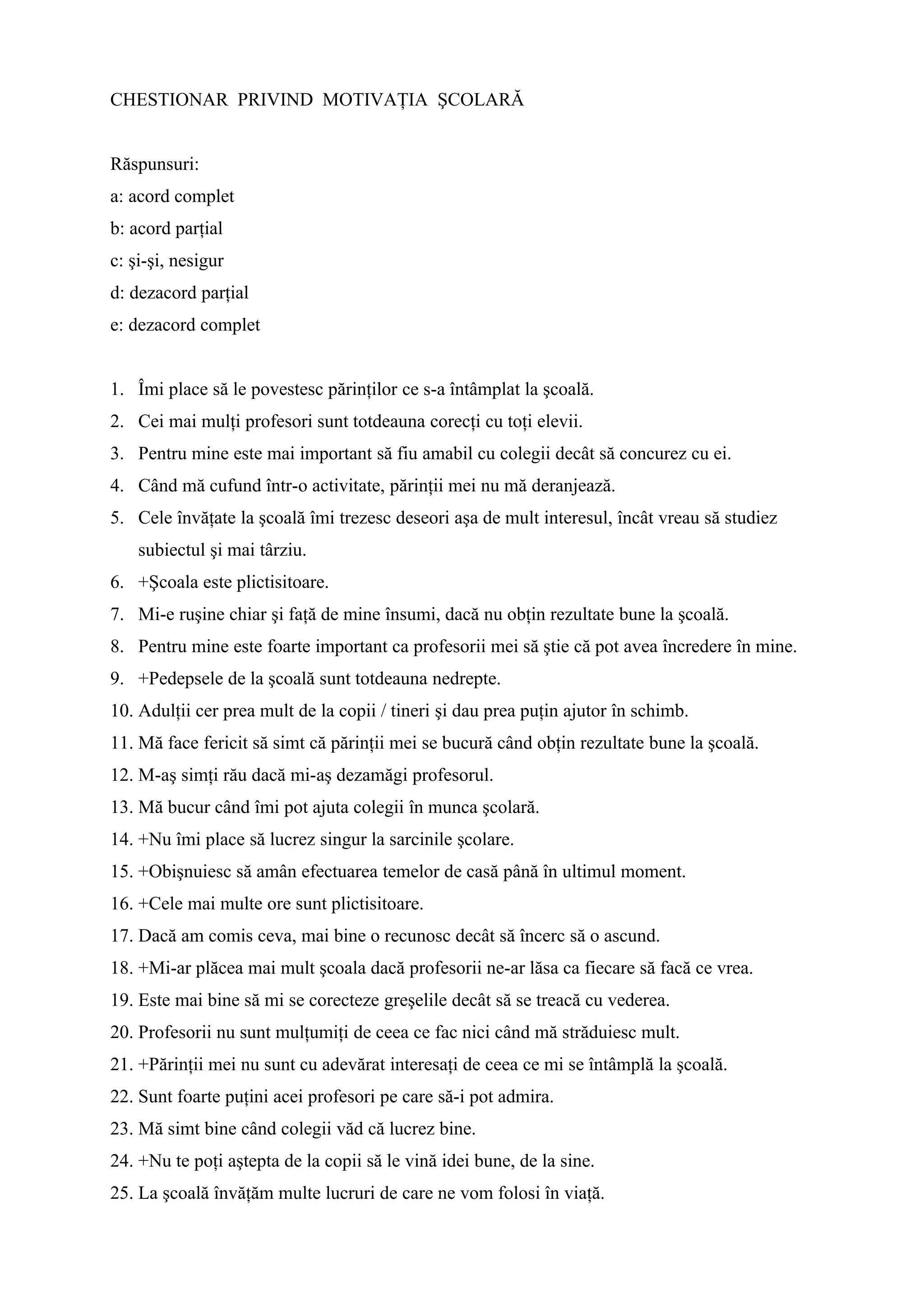 44692543 chestionar-motivatie-scolara | PDF