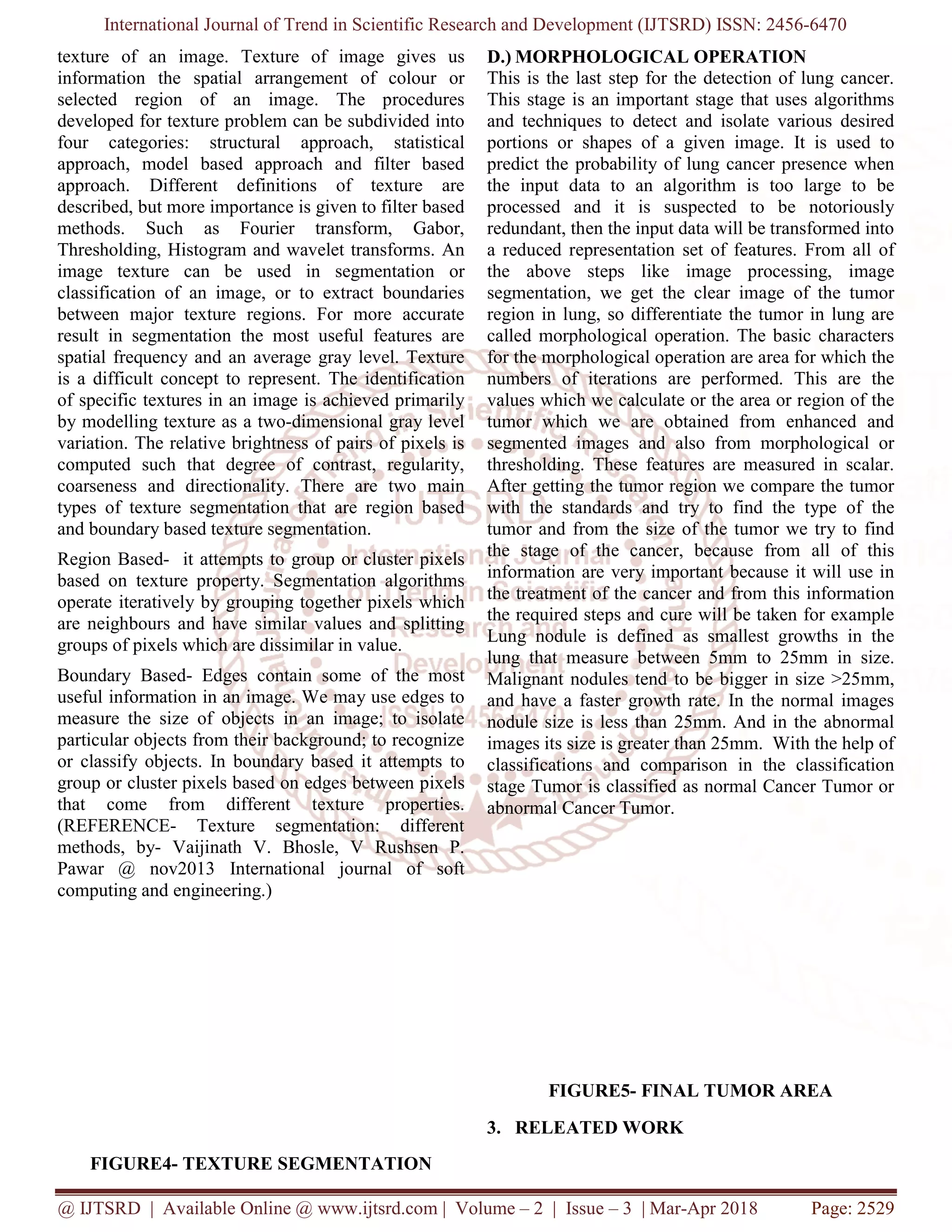 Lung Cancer Detection On Ct Images By Using Image Processing Pdf Photo Editing Software