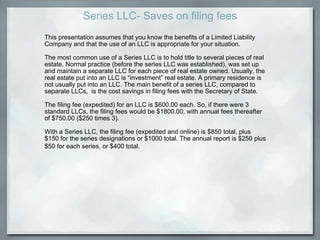 How to set up an Illinois Series LLC | PPT | Business | Business and ...