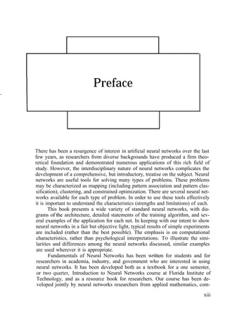 fundamentals-of-neural-networks-laurene-fausett | PDF