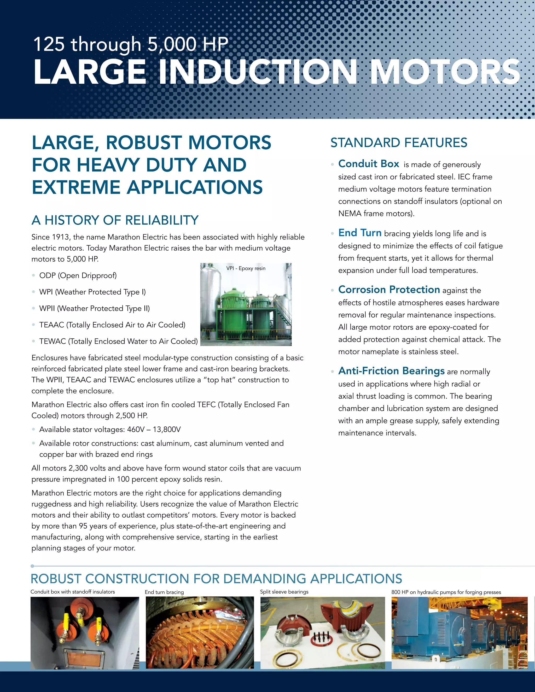 SB522 Large Induction Motors Brochure | PDF