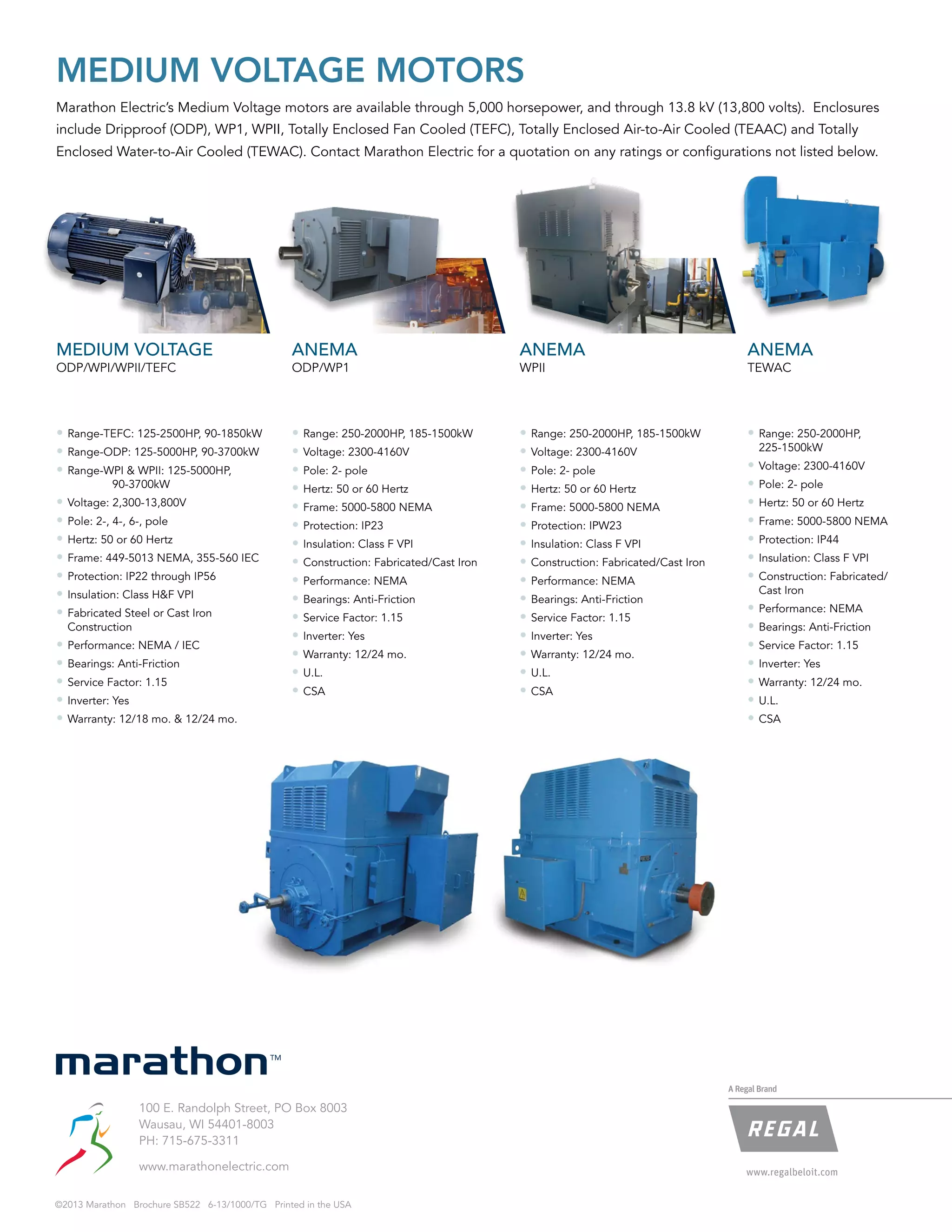 SB522 Large Induction Motors Brochure | PDF