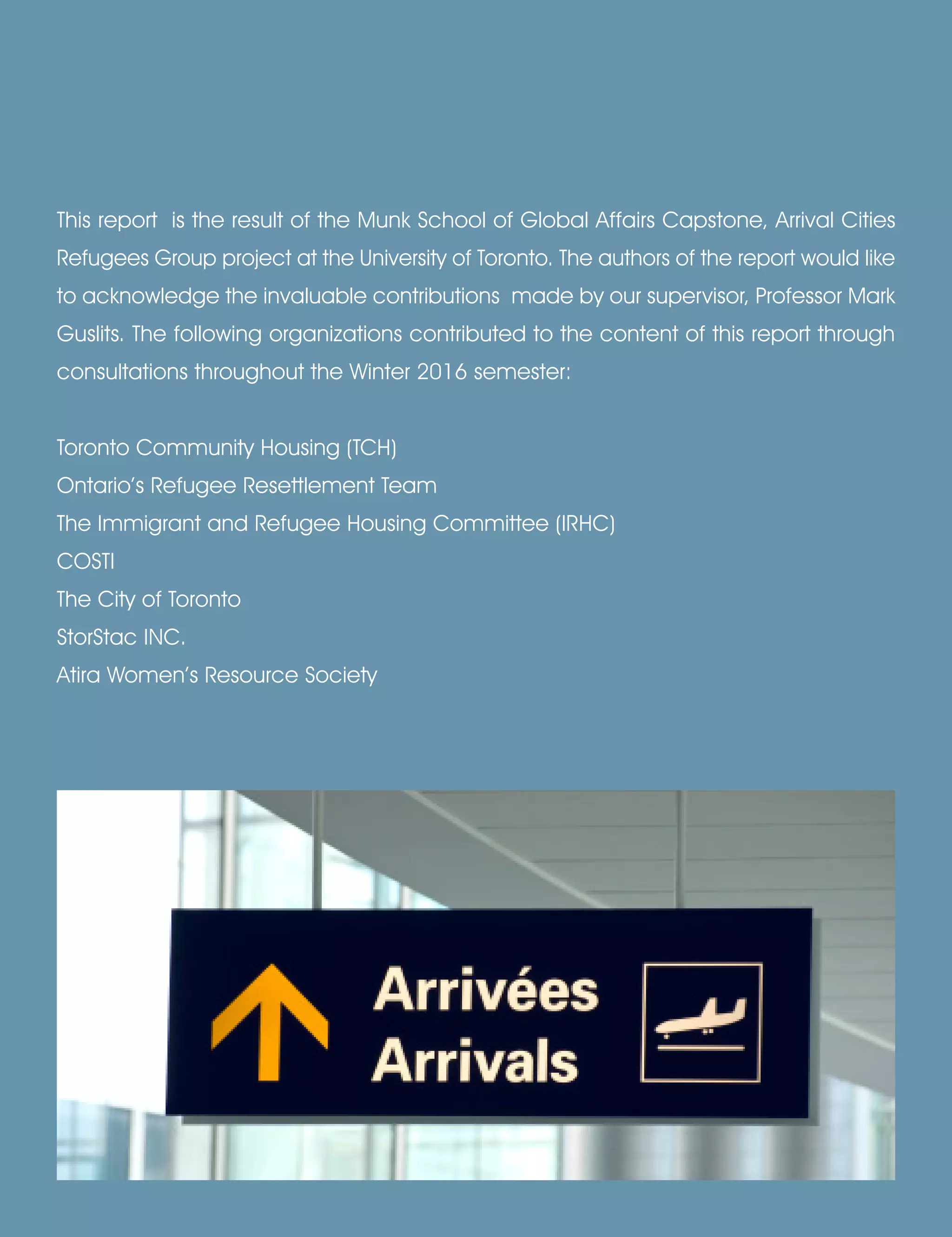 Arriving Home Final Report_Version 1.1 | PDF