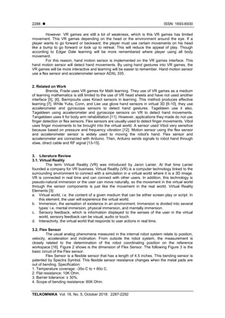 Detection Hand Motion on Virtual Reality Mathematics Game with ...