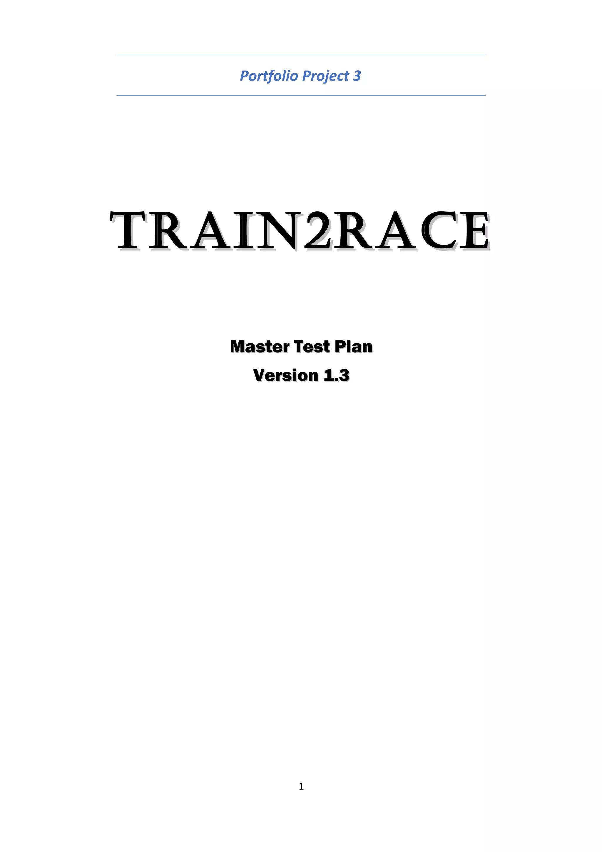 Portfolio Project 3 - Test Plan | ODT