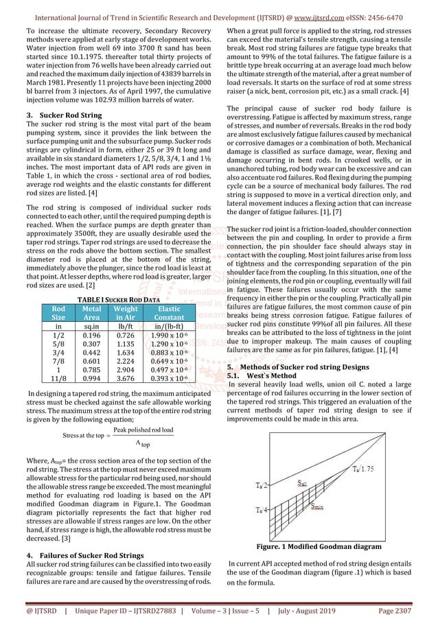 Optimization of Rod String Design for the Sucker Rod Pumping System in Mann Oil Field | PDF