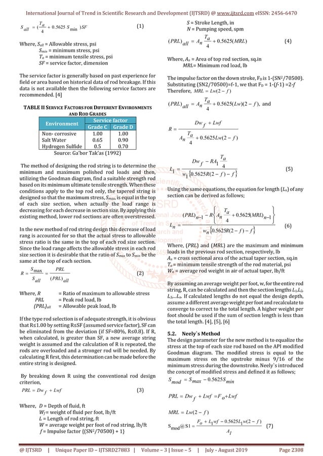 Optimization of Rod String Design for the Sucker Rod Pumping System in Mann Oil Field | PDF