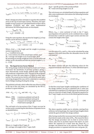 Optimization of Rod String Design for the Sucker Rod Pumping System in ...