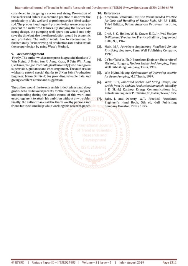 Optimization of Rod String Design for the Sucker Rod Pumping System in ...