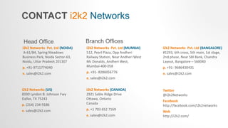 i2k2 Networks | PPT