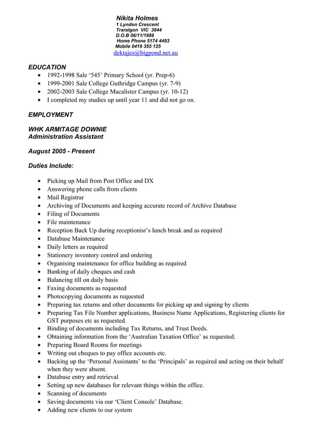 Resume 05 | PDF