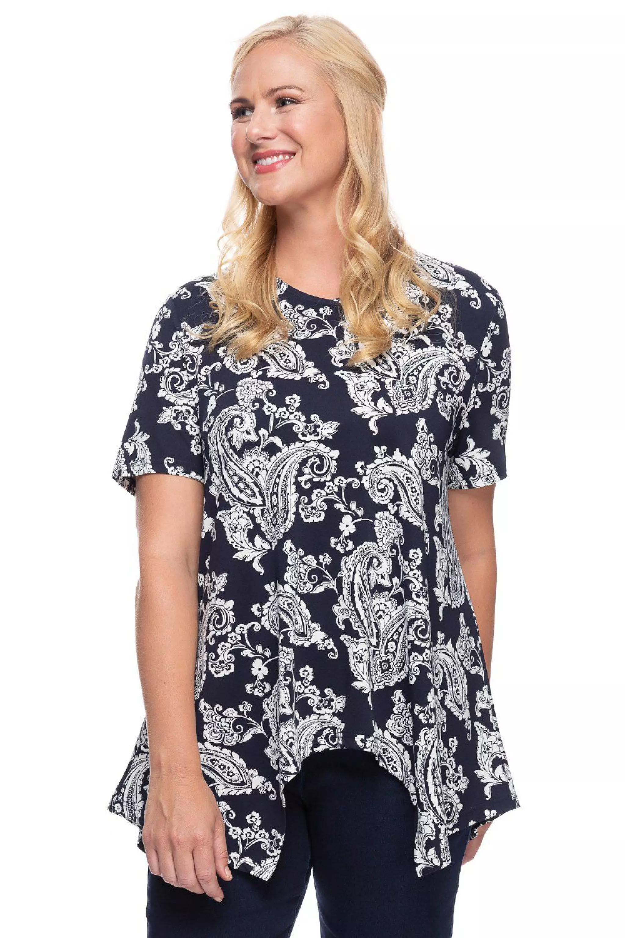 Short Sleeve Printed Top | PDF