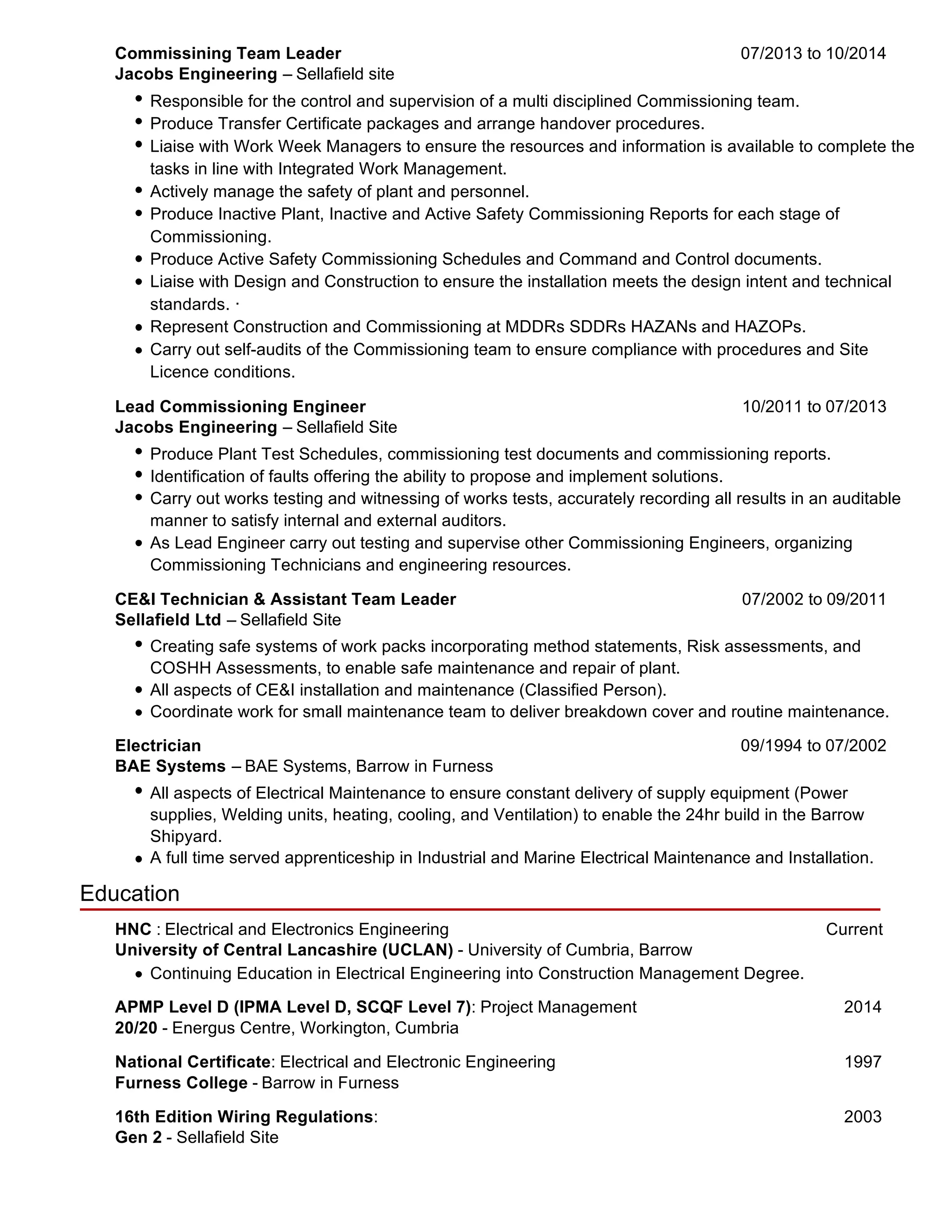 JAMES MARSHALL CV PDF | PDF