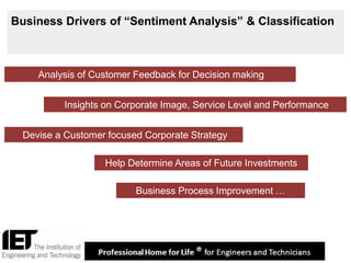 Sentiment Analysis for IET ATC 2016 | PPTX