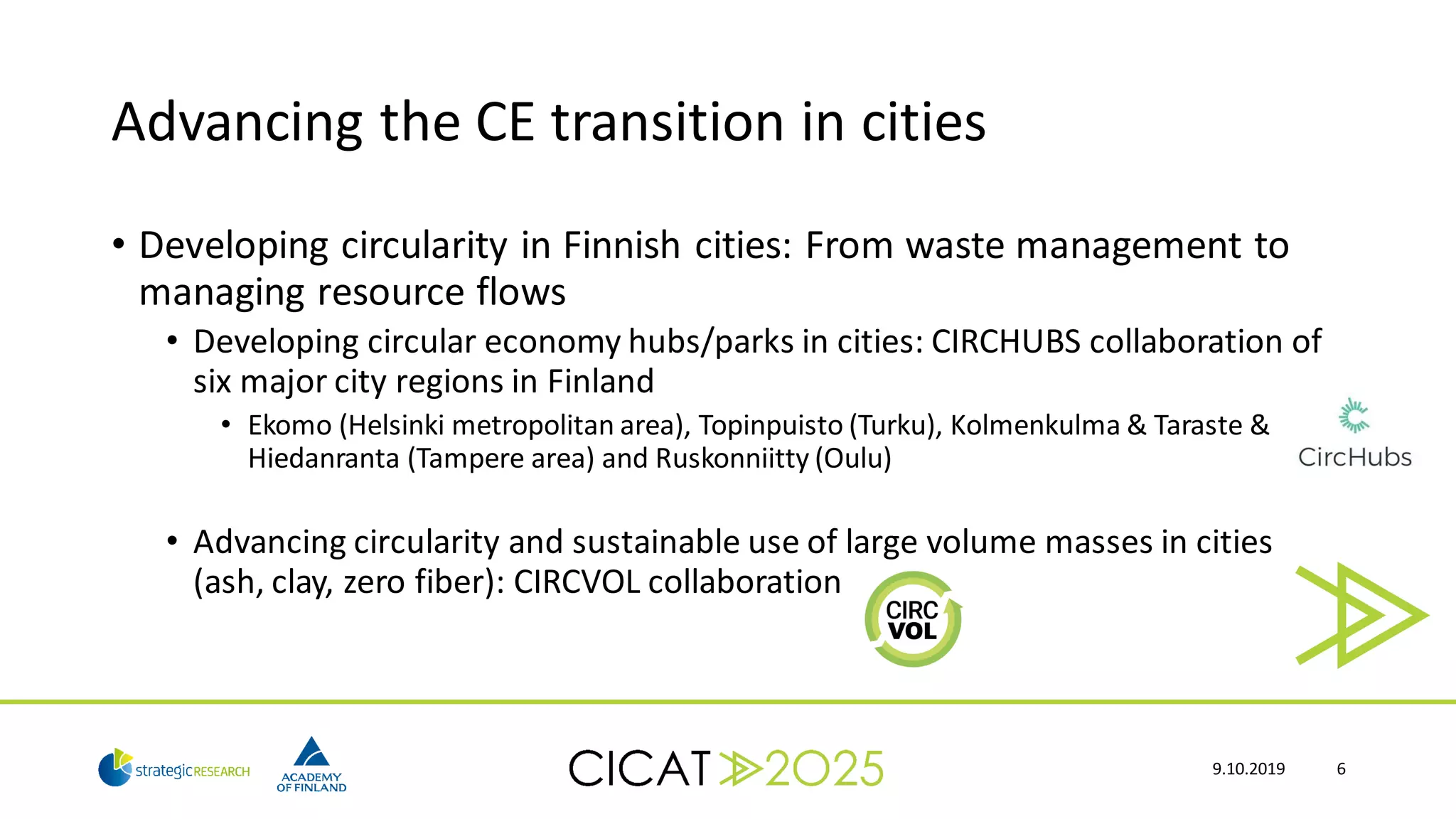 CICAT2025: Circular economy catalysts accelerating the systemic change | PPT
