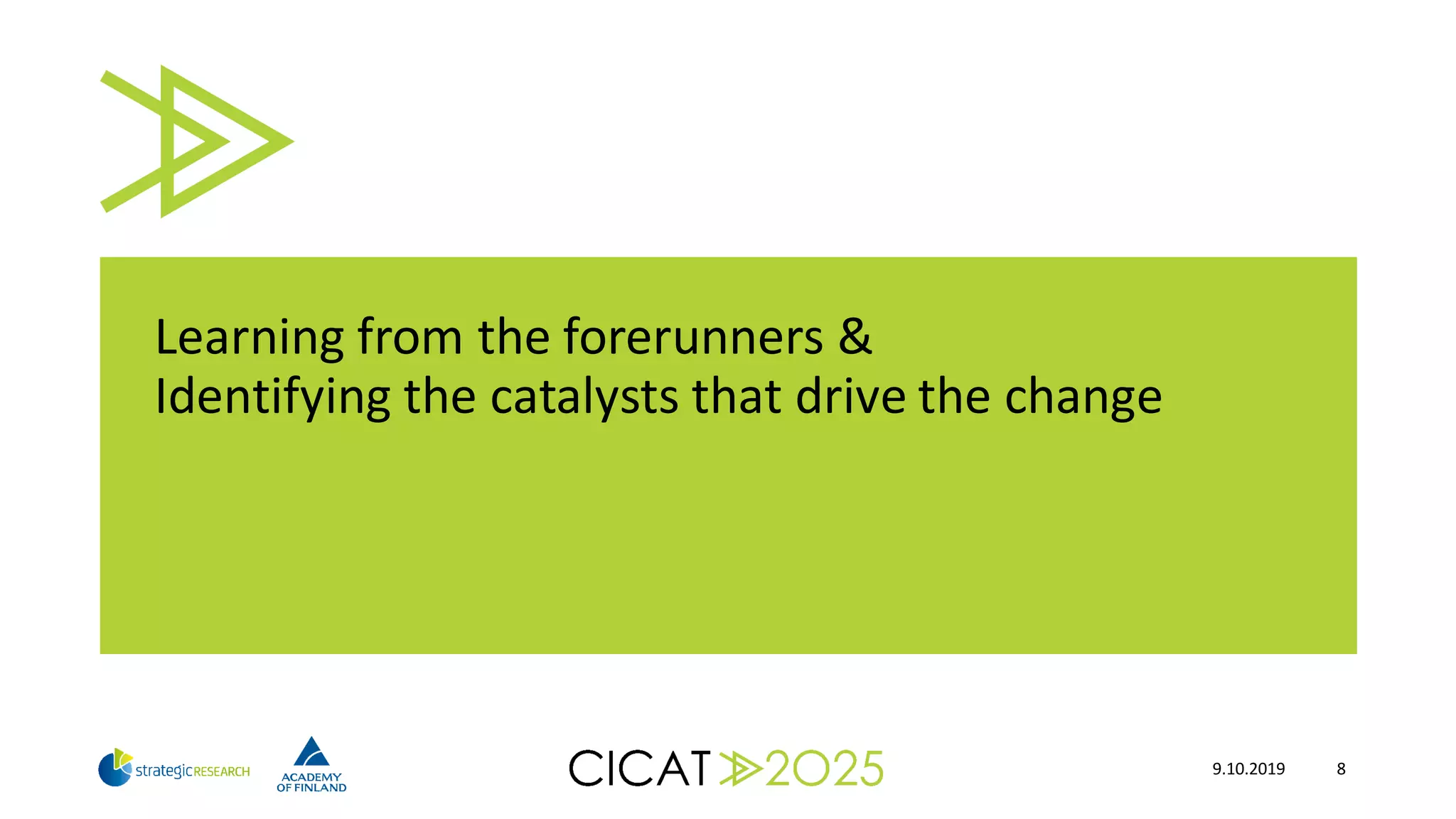 CICAT2025: Circular economy catalysts accelerating the systemic change | PPT