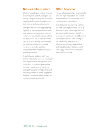Vantage IT - the Complete IT Solution | PDF | Email | Internet