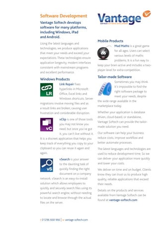 Vantage IT - the Complete IT Solution | PDF | Email | Internet