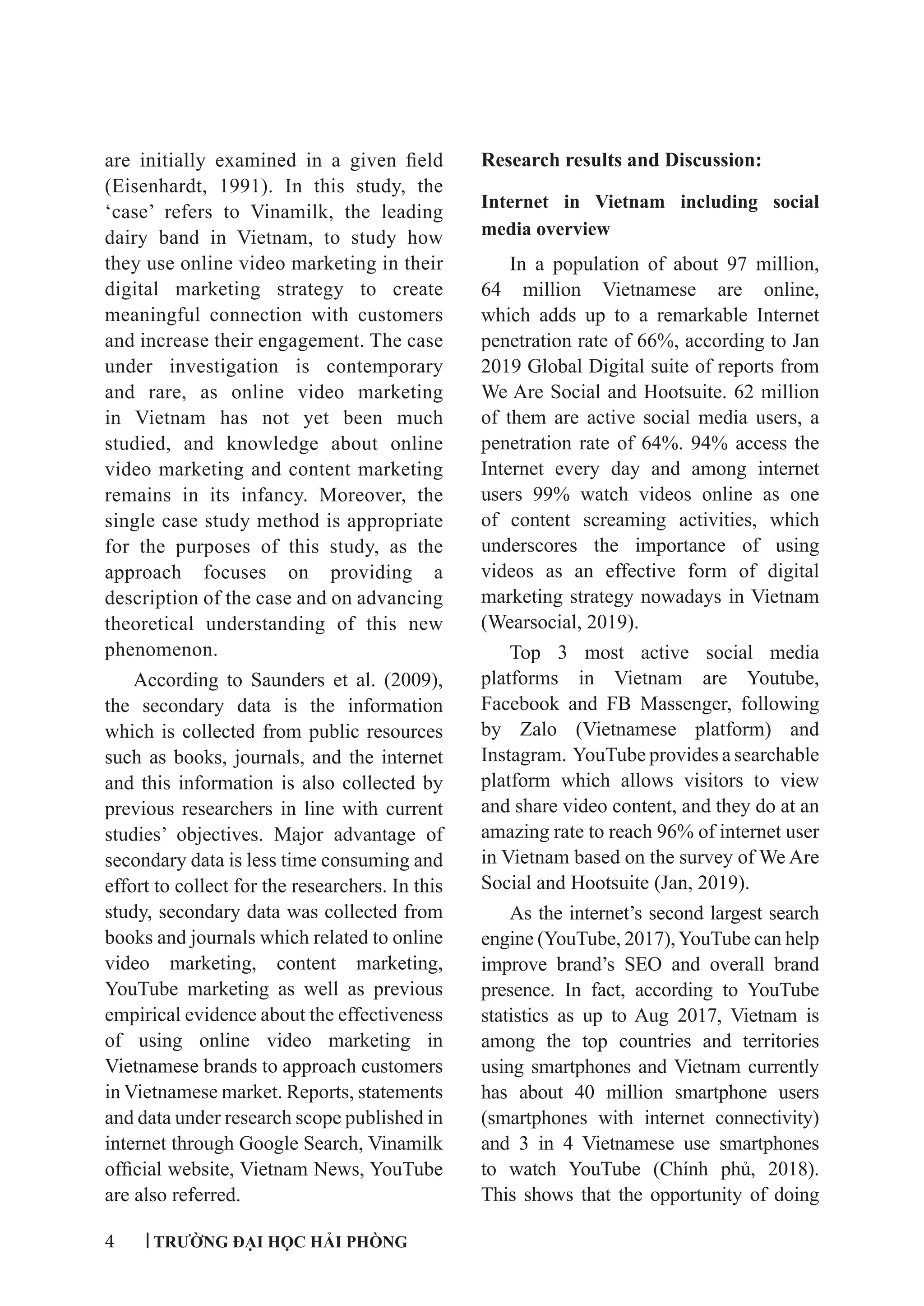 Chiến lược Digital Marketing của Vinamilk năm 2019 | PDF