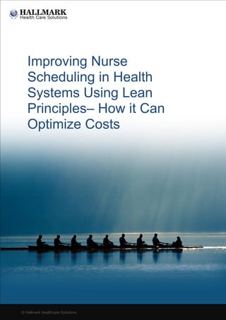 Lean Six Sigma for Nurse Scheduling | PDF