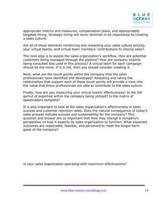 Create A Sales Culture That Delivers Sales - White Paper | PDF