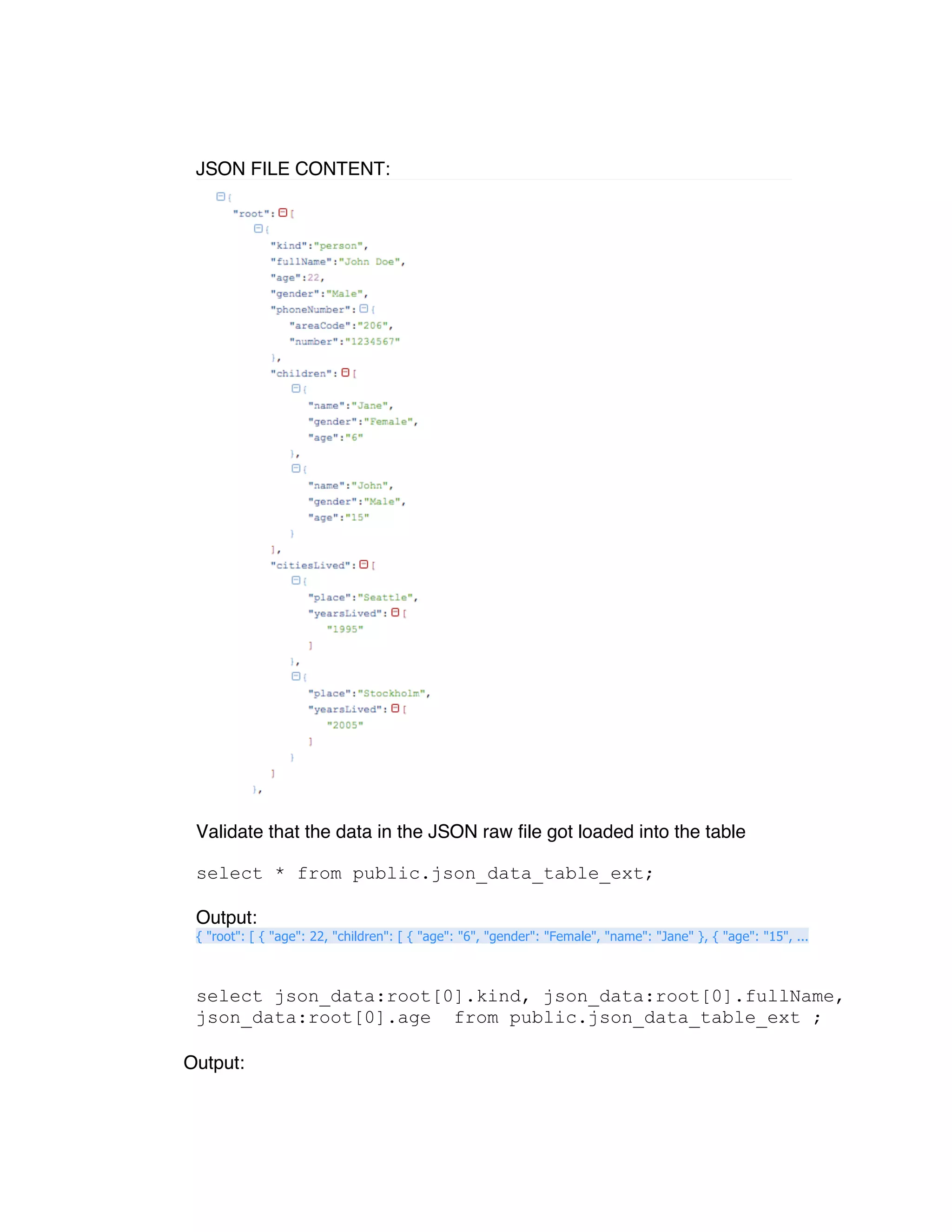 Load & Unload Data TO and FROM Snowflake (By Faysal Shaarani) | PDF