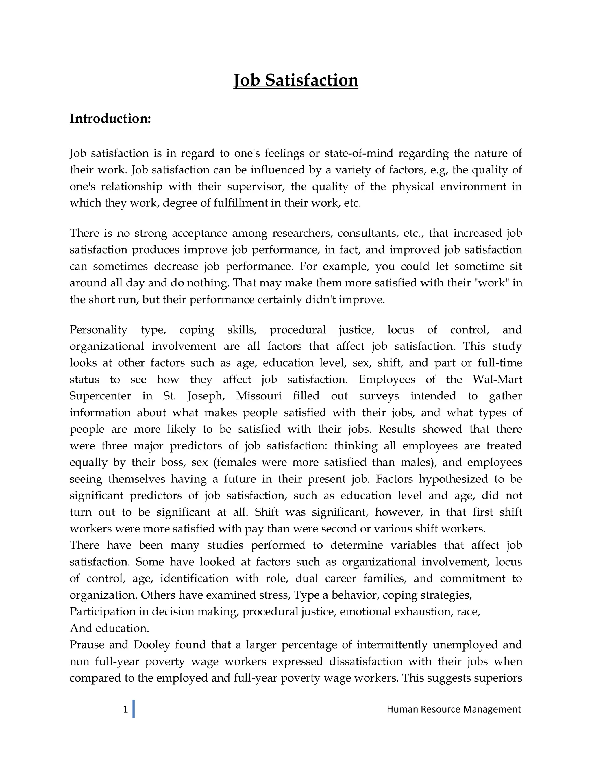 job-satisfaction | PDF