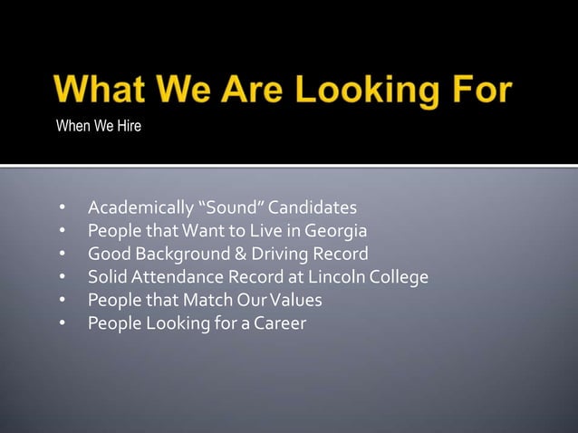 LincolnCollegePresentationREVISED | PPTX