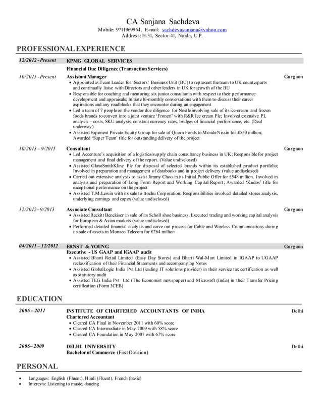 CV_Sanjana Sachdeva | PDF