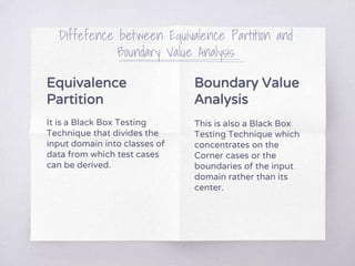 EquivalencePartition | PPTX