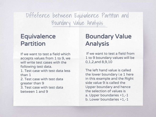 EquivalencePartition | PPTX