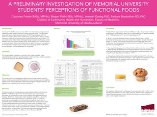 Functional Foods Research Poster V5 FINAL | PDF | Nutrition | Healthy ...