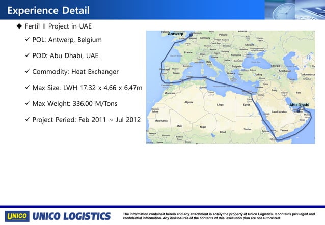 Unico Logistics Company Profile | PDF