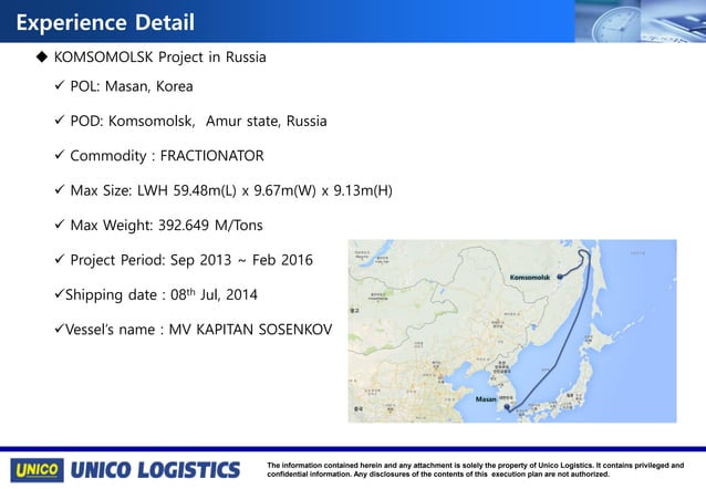 Unico Logistics Company Profile | PDF
