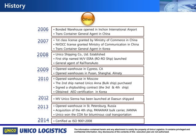 Unico Logistics Company Profile | PDF