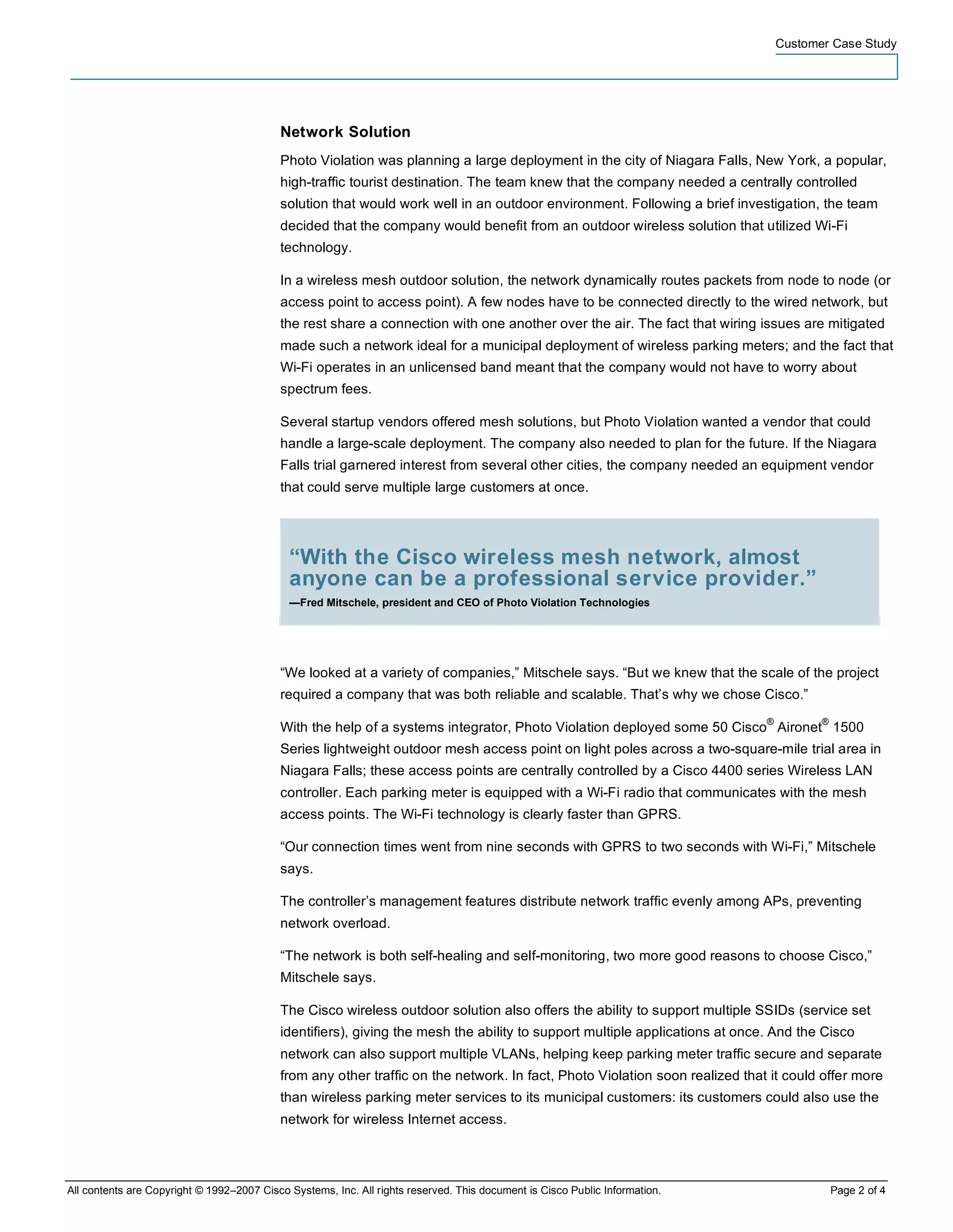 PVT Cisco Case Study | PDF